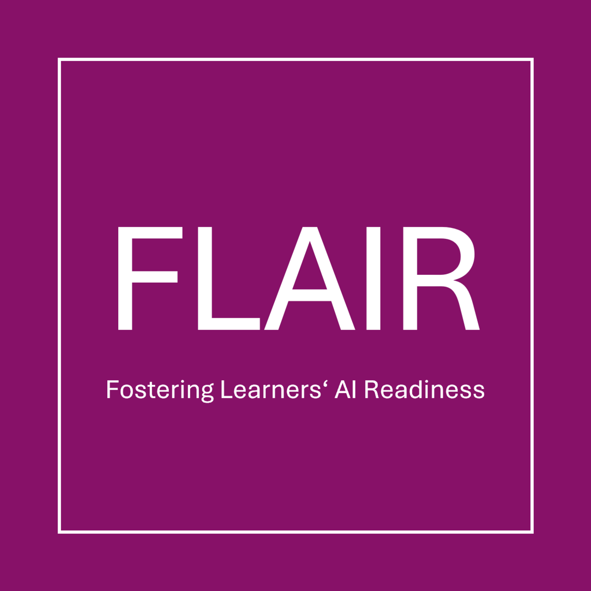 FLAIR Erasmus+ Project - Fostering Learners' AI Readiness - WU (Vienna ...